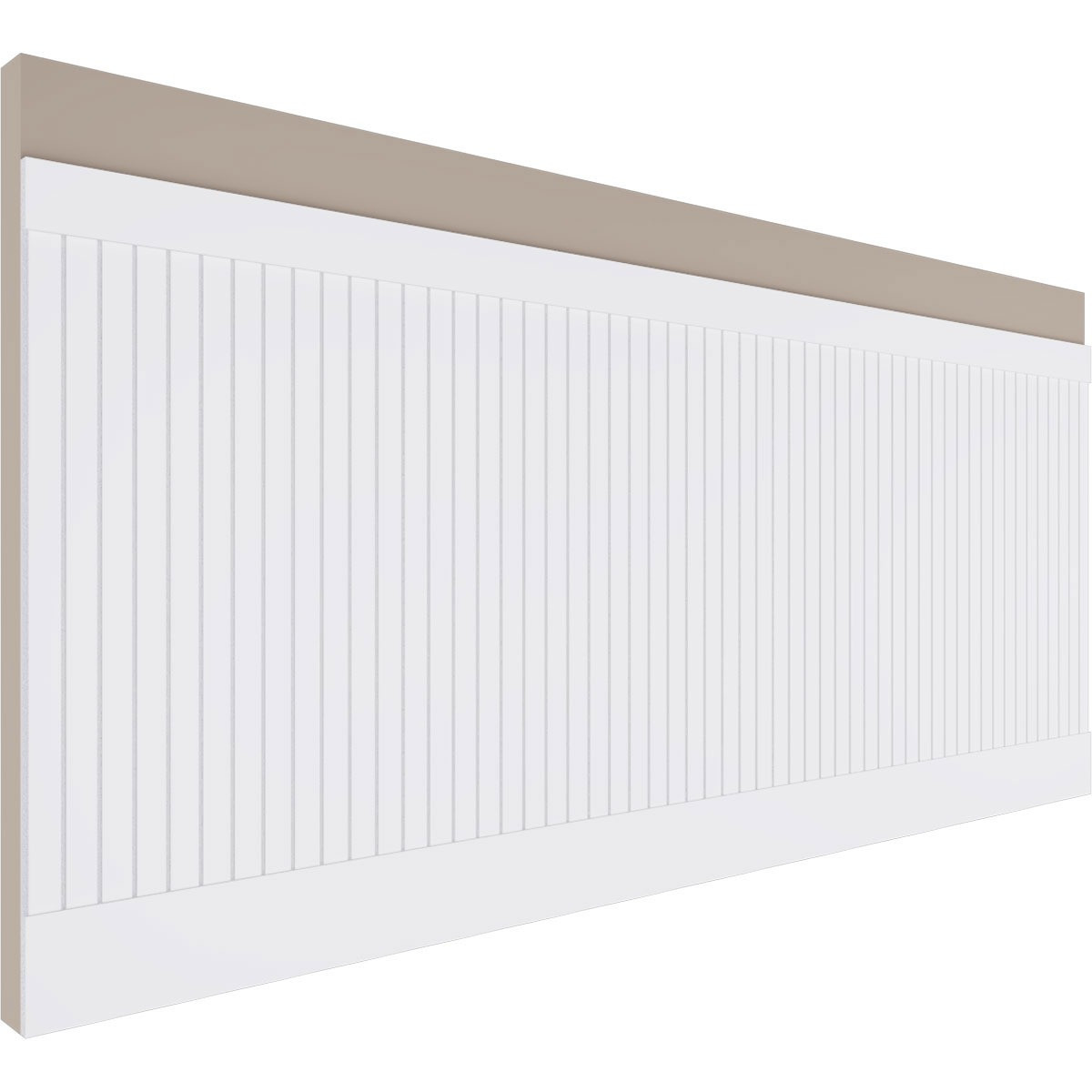 Beadboard PVC Wainscot Paneling Kit