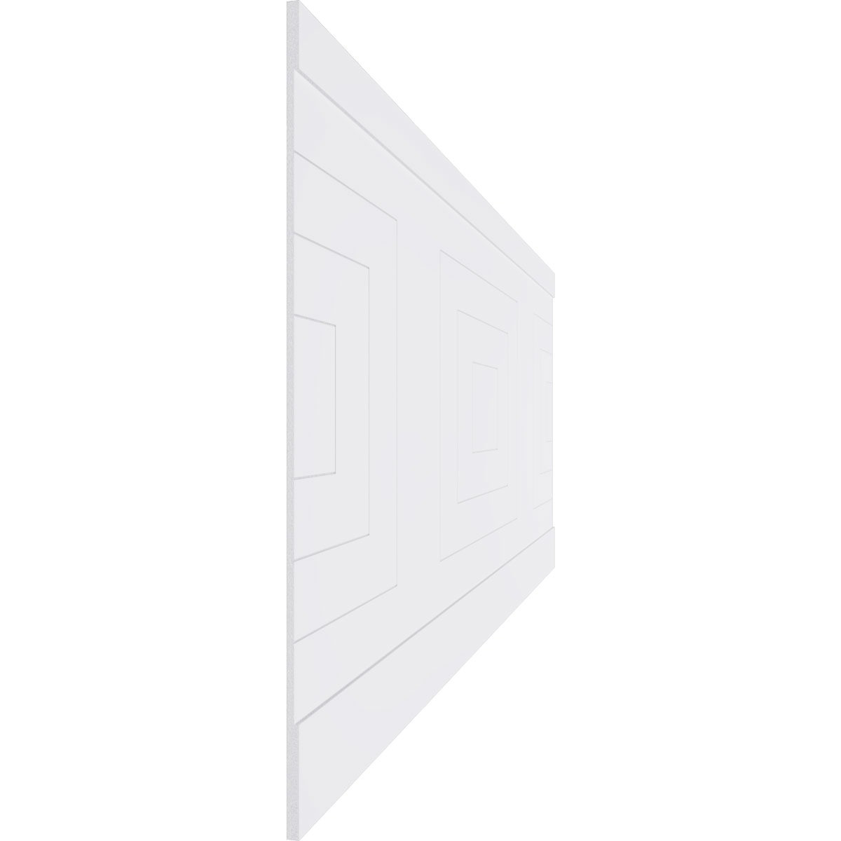 Mid Century Modern PVC Wainscot Paneling Kit
