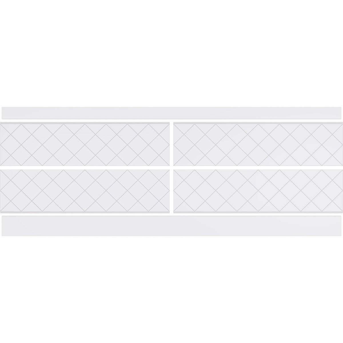 Checkerboard PVC Wainscot Paneling Kit