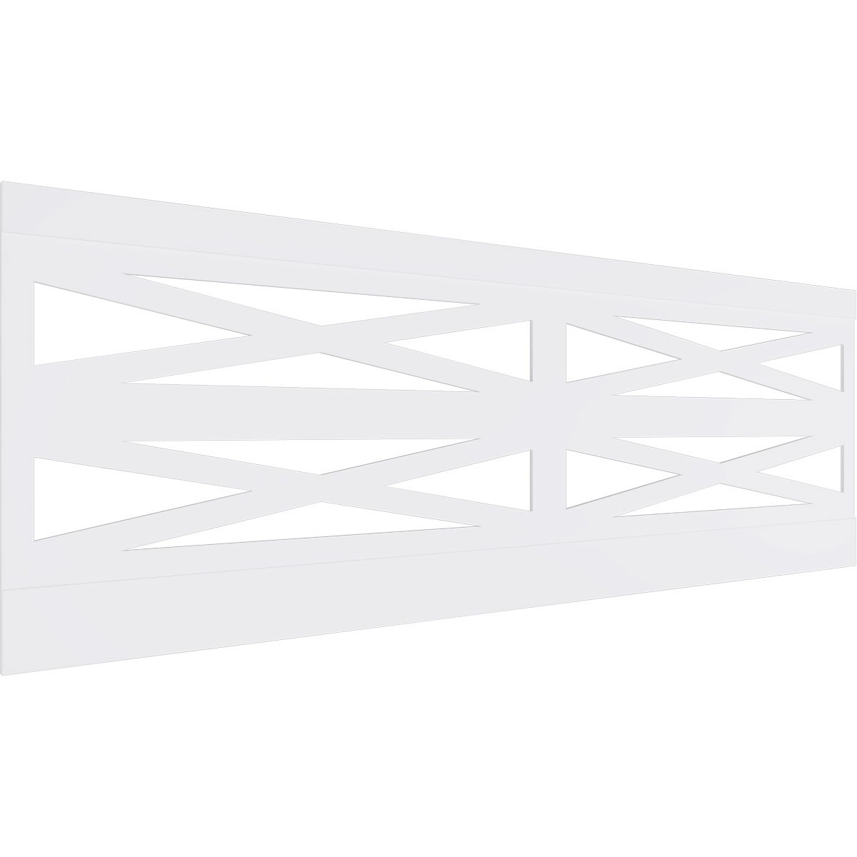 Farmhouse Fence PVC Wainscot Paneling Kit
