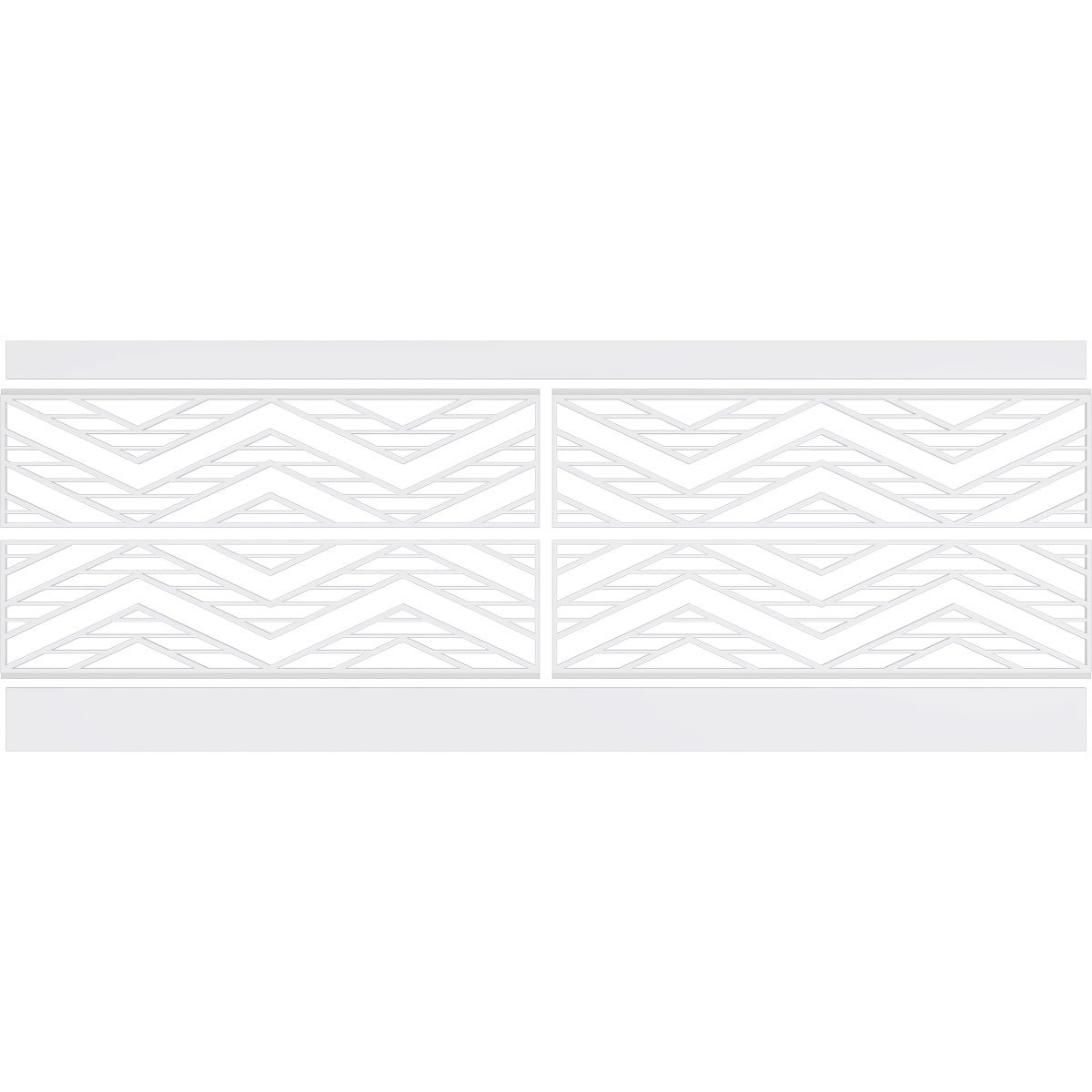 Gilcrest PVC Wainscot Paneling Kit