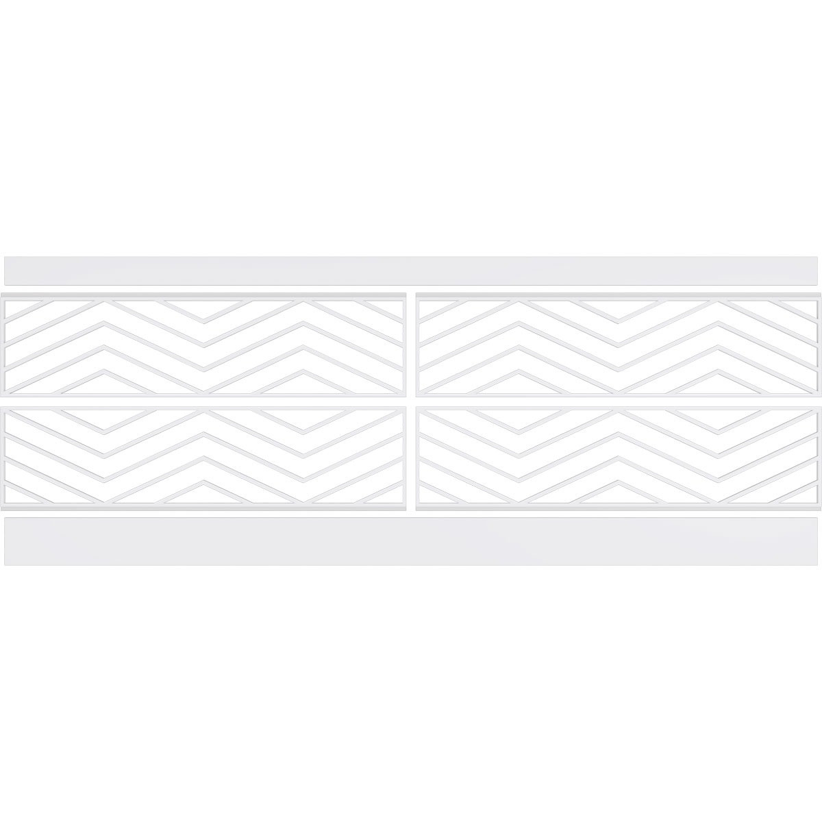Genoa PVC Wainscot Paneling Kit