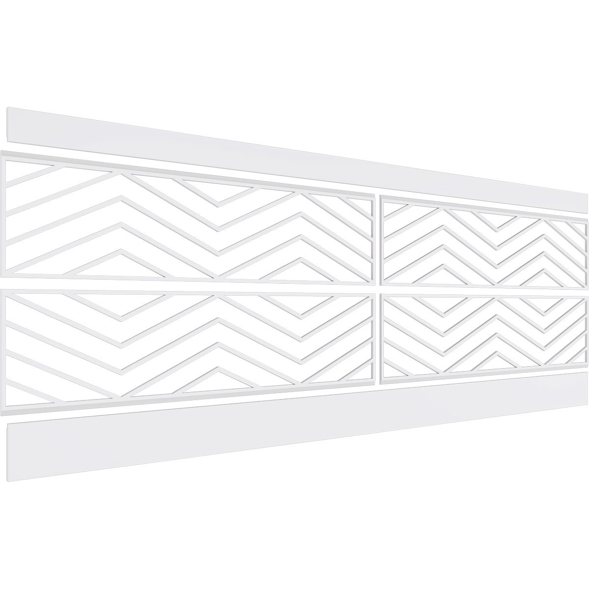 Genoa PVC Wainscot Paneling Kit