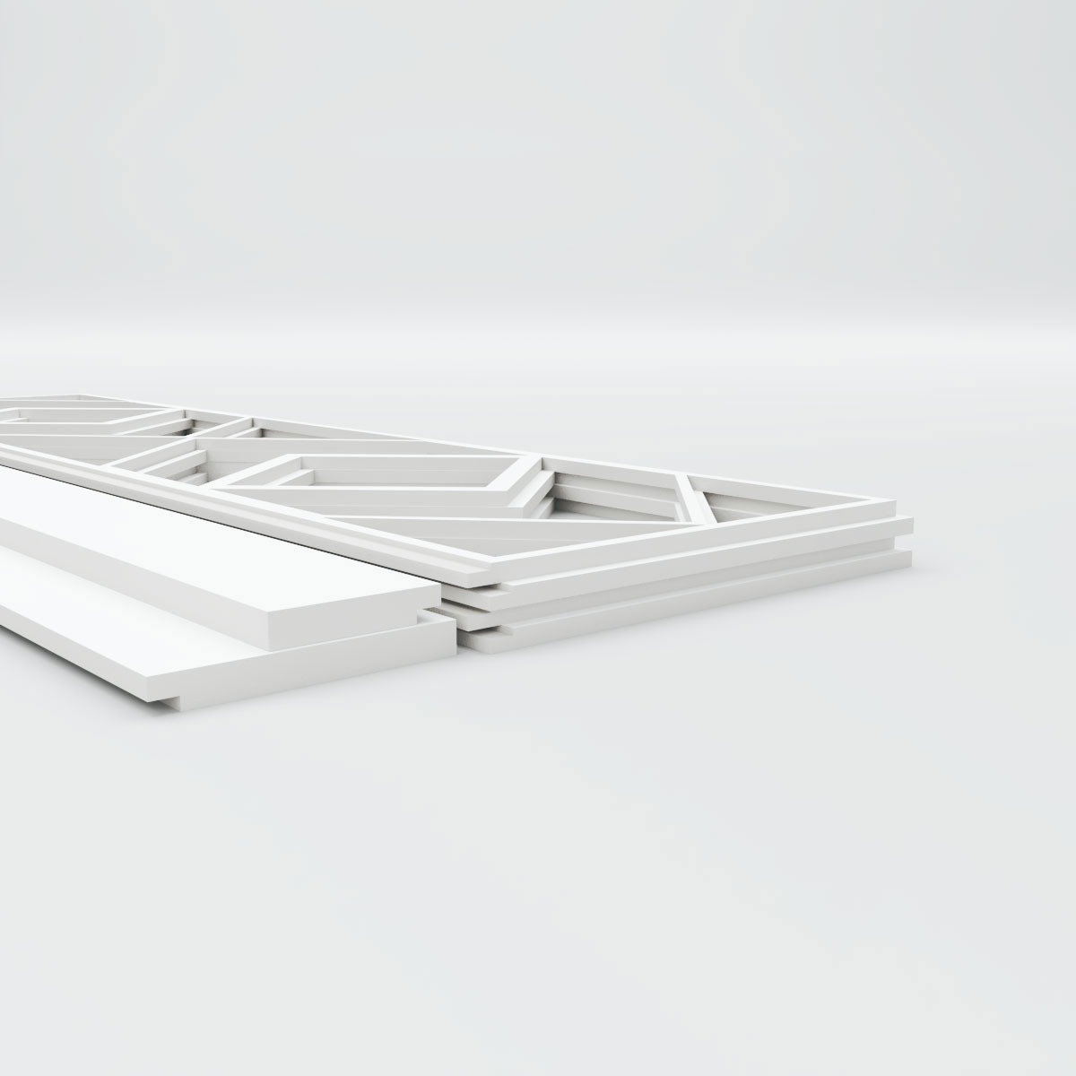 Hillrose PVC Wainscot Paneling Kit