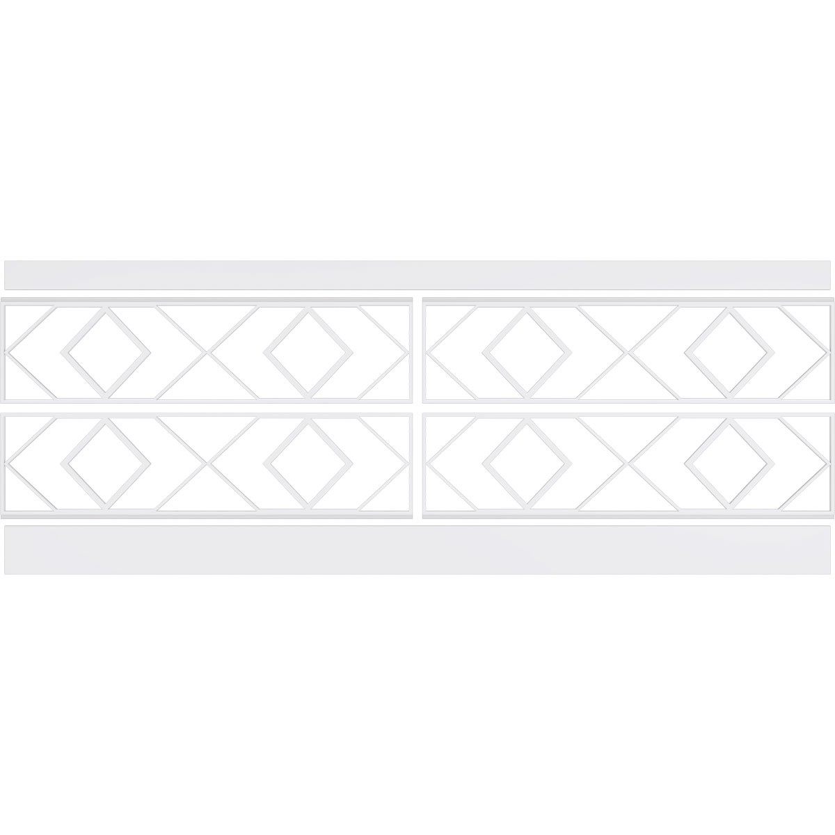Hillrose PVC Wainscot Paneling Kit