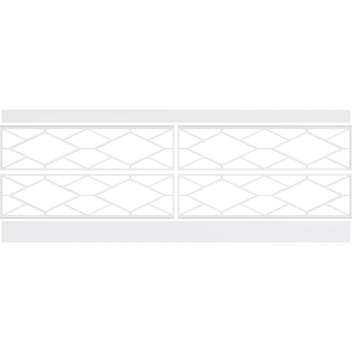 Hudson PVC Wainscot Paneling Kit