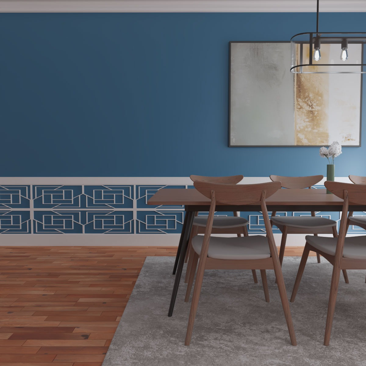 Loveland PVC Wainscot Paneling Kit