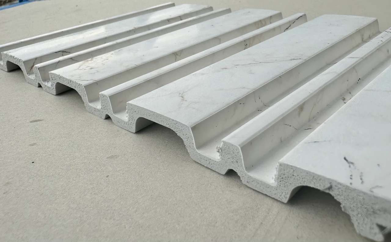 Pinstripe Polystyrene Slat Ceiling Panels 94.5 x 9.45" | DCT