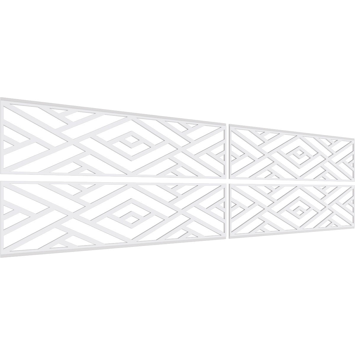 Killeen Fretwork Wainscot Wall Panel - (Pack of 4)