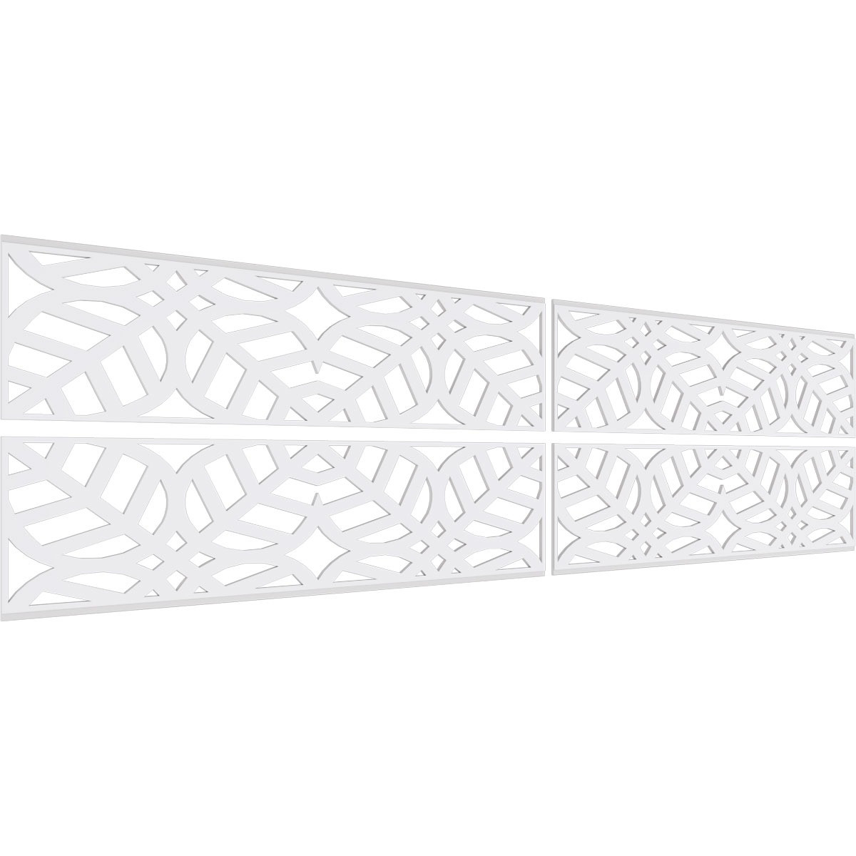 Garland Fretwork Wainscot Wall Panel - (Pack of 4)