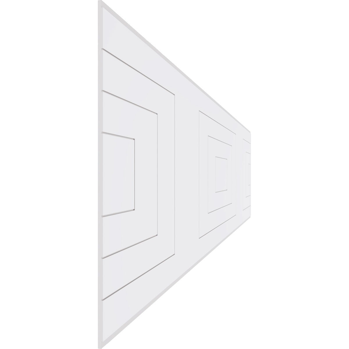 Mid Century Modern Fretwork Wainscot Wall Paneling - (Pack of 4)