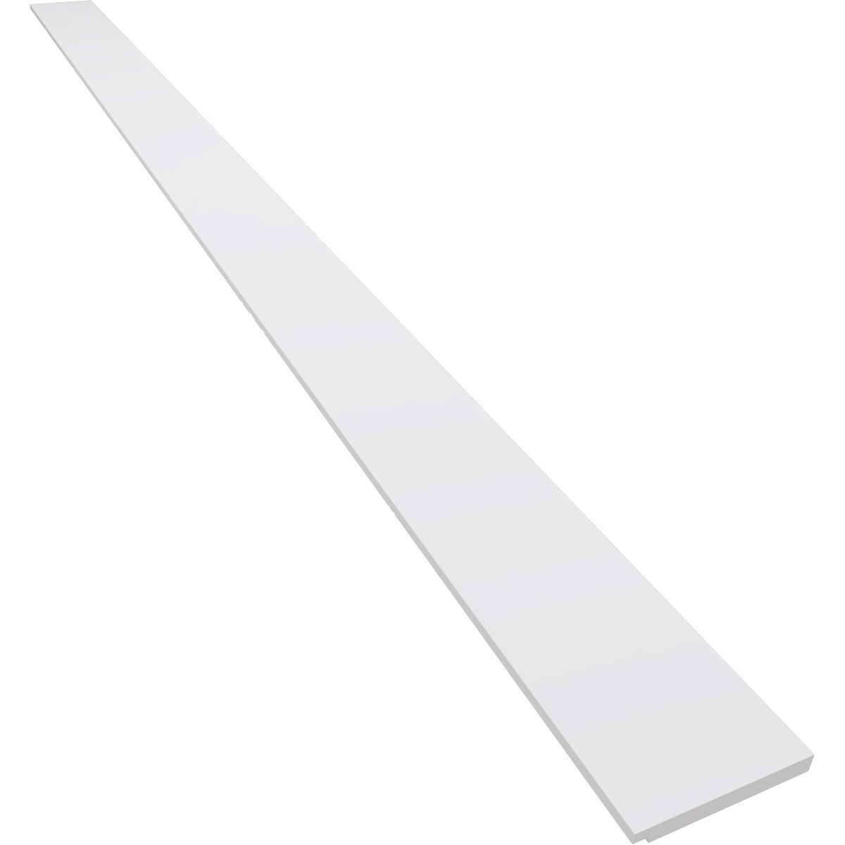 Flat Bottom Rail PVC Wainscot Moulding