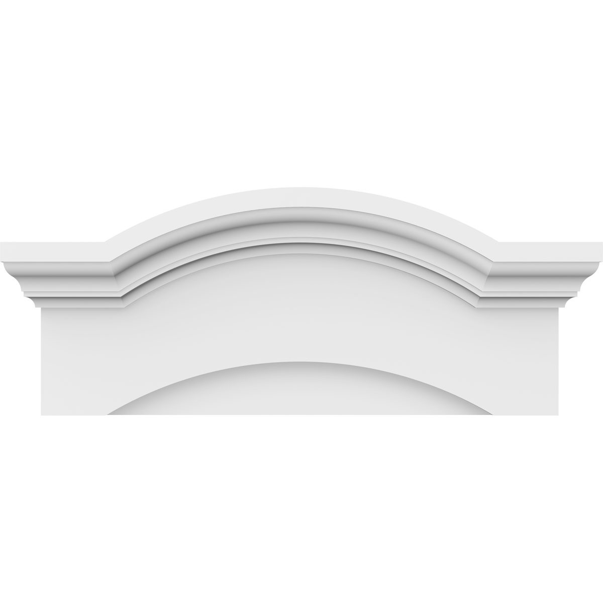 Eyebrow Architectural Grade PVC Pediment