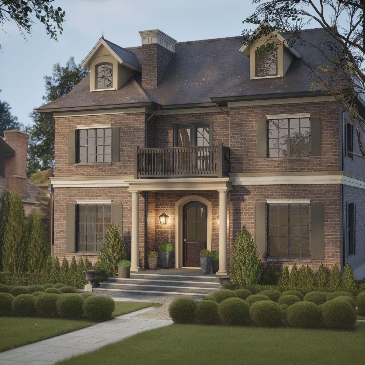 Endurathane Craftsman Crosshead with Trim, 6 1/8 in, Factory Primed