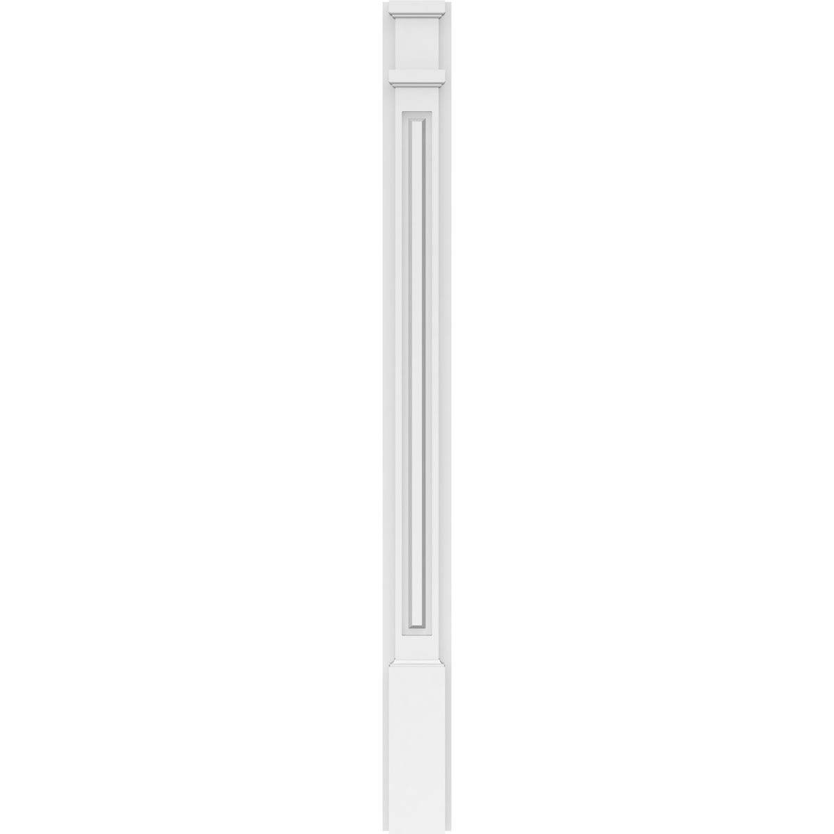 TrueCraft Raised Panel Pilaster with Capital & Base, Architectural ...