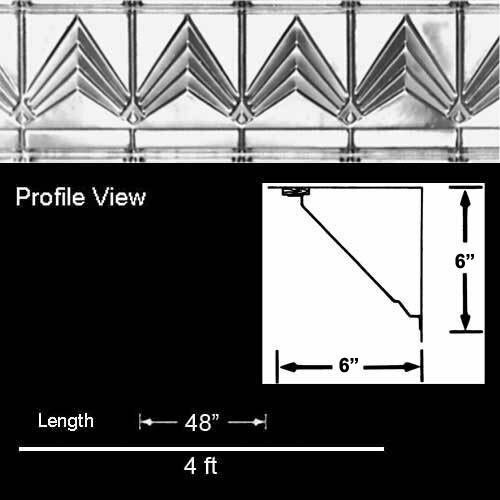 Custom Color - Tin Cornice - Powder Coated