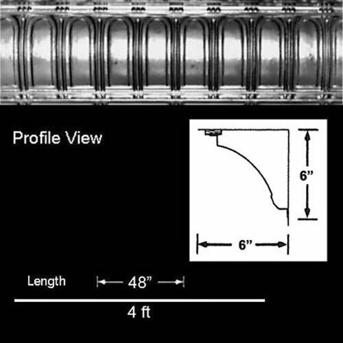 Custom Color - Tin Cornice - Powder Coated