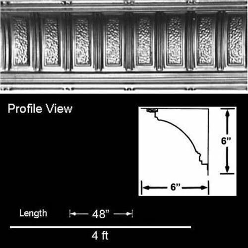 Custom Color - Tin Cornice - Powder Coated