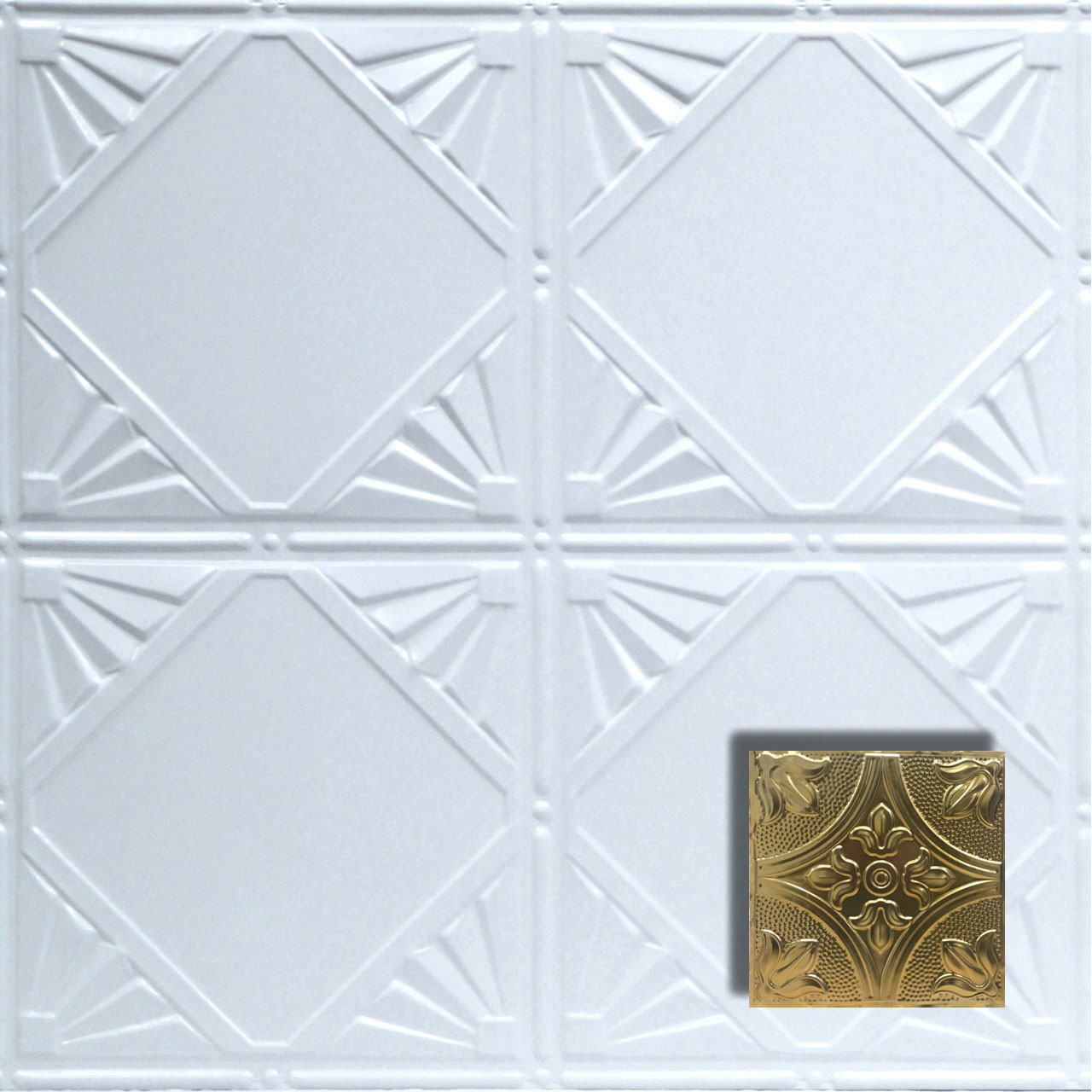 Key Largo - Shanko - Powder Coated - Tin - Wall and Ceiling Patterns - #307