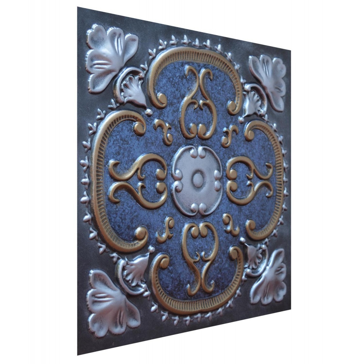 #CTF-010-3 Alhambra III FAD Hand Painted Ceiling Tile | DCT