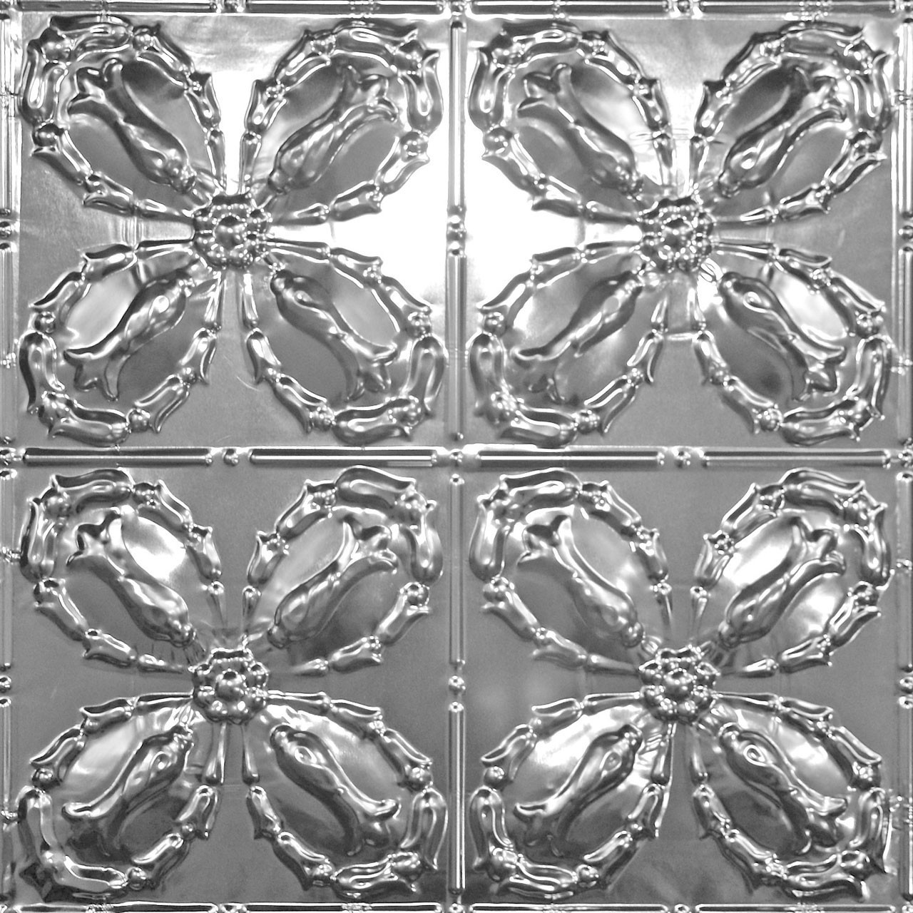 Dumont - Shanko - Powder Coated - Tin Ceiling Tile - 24 in x 24 in - #300