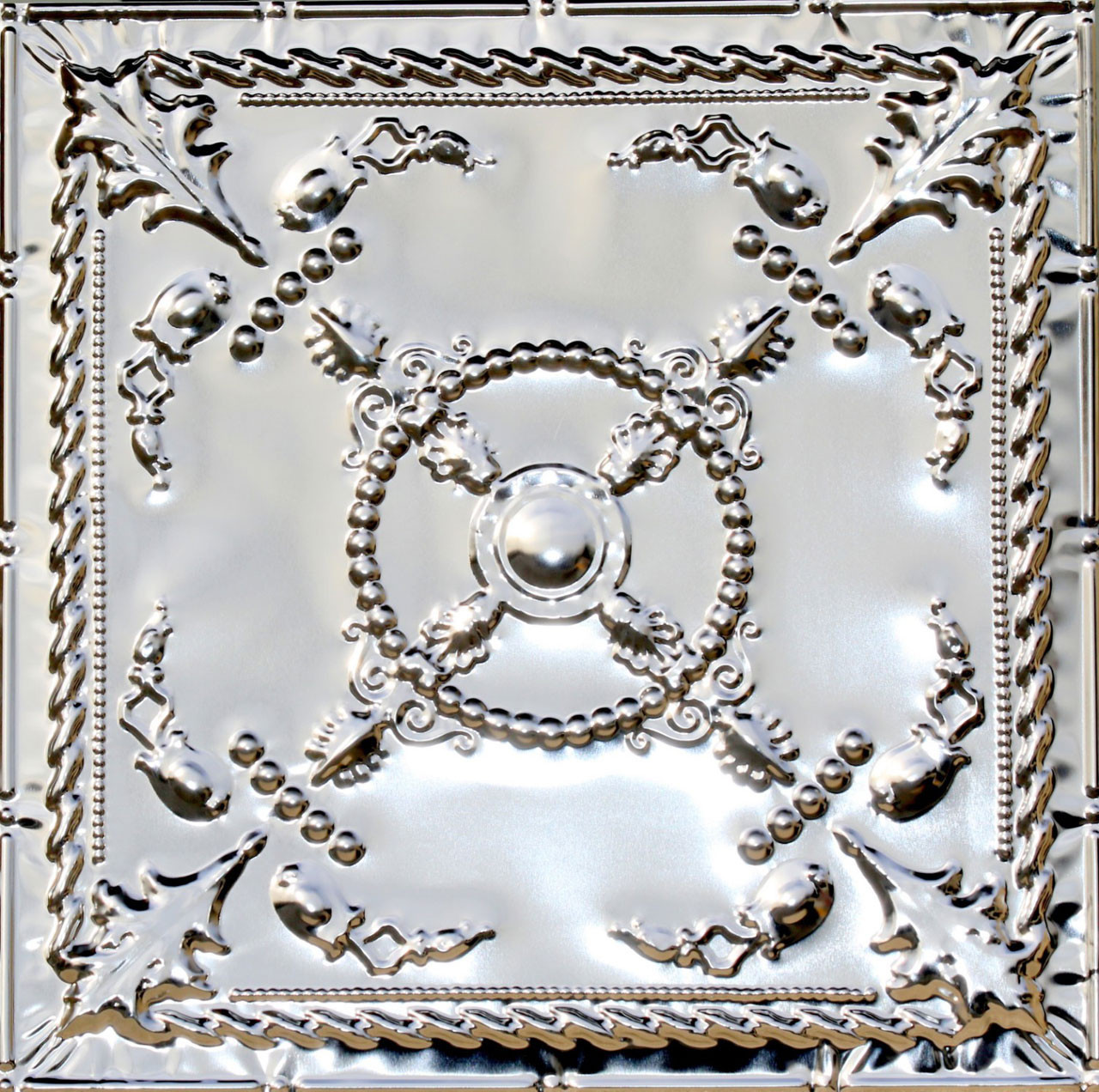 Bourbon - Shanko - Powder Coated - Tin Ceiling Tile - 24 in x 24 in - #520