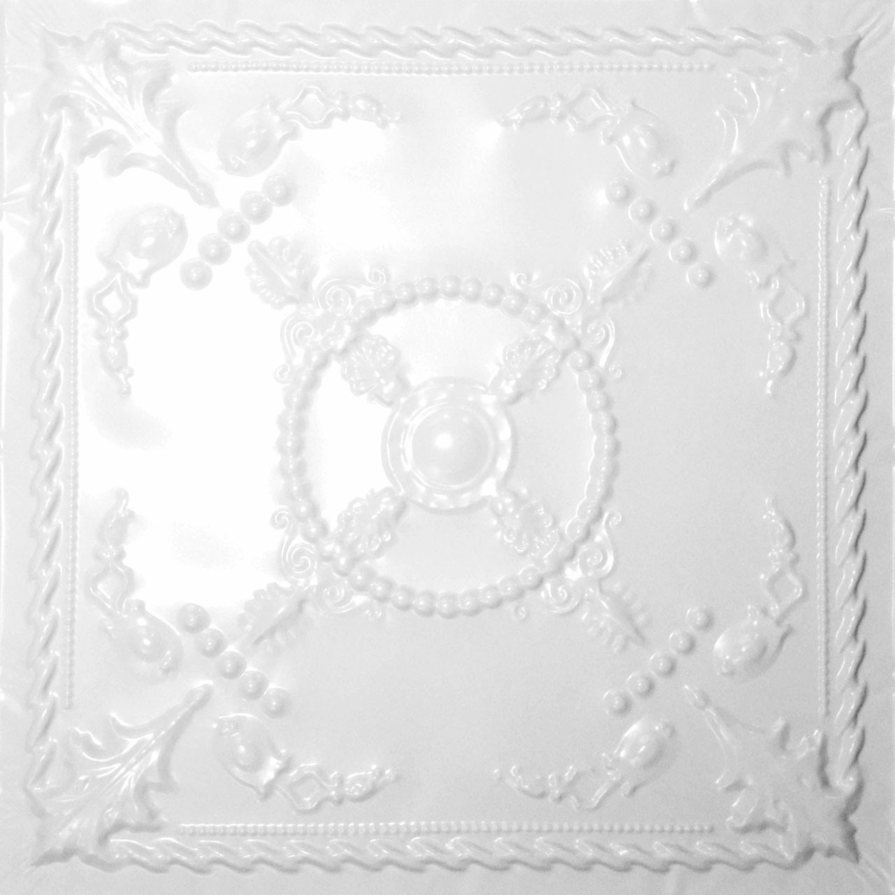 Bourbon - Shanko - Powder Coated - Tin Ceiling Tile - 24 in x 24 in - #520