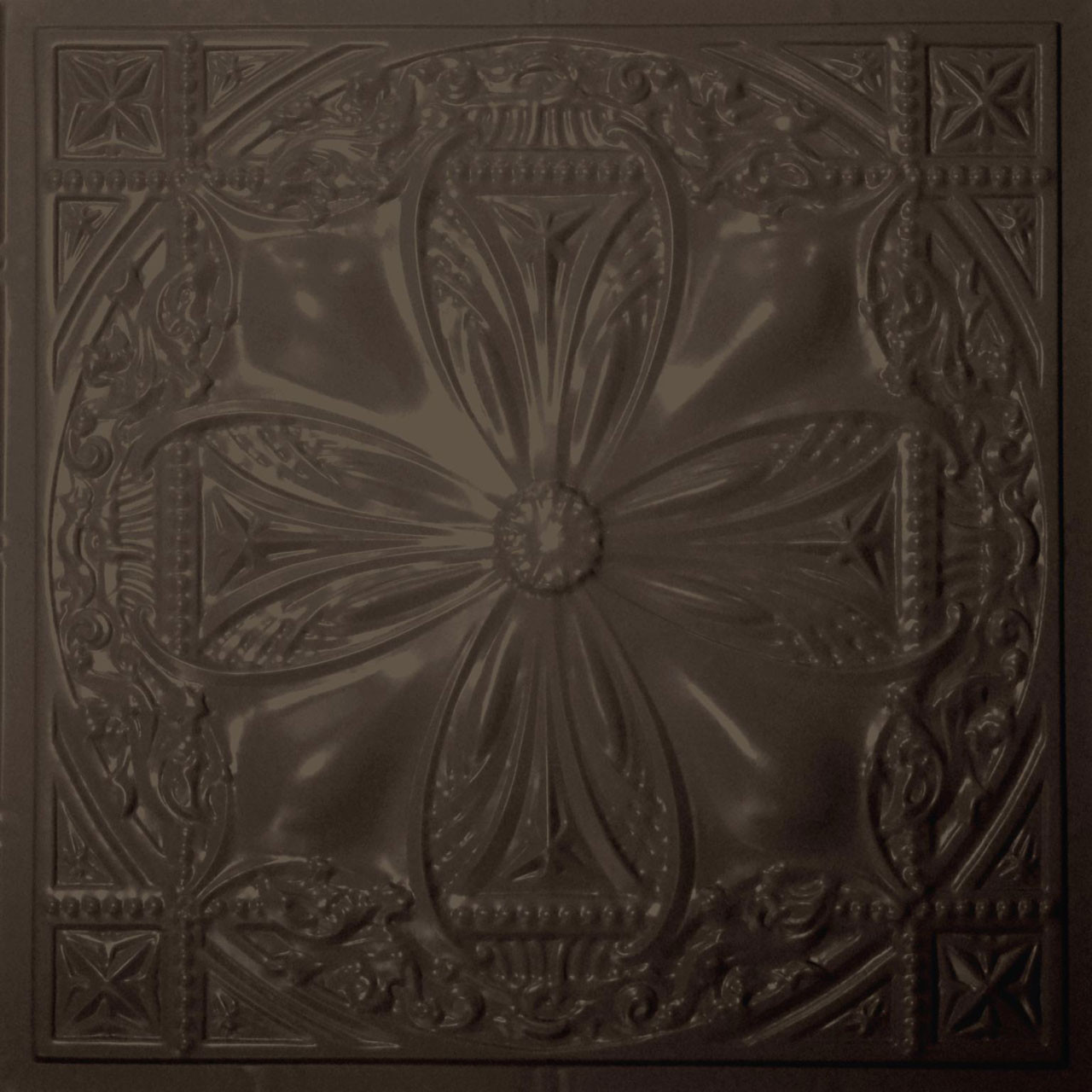 Renaissance - Shanko - Powder Coated - Tin Ceiling Tile - 24 in x 24 in ...