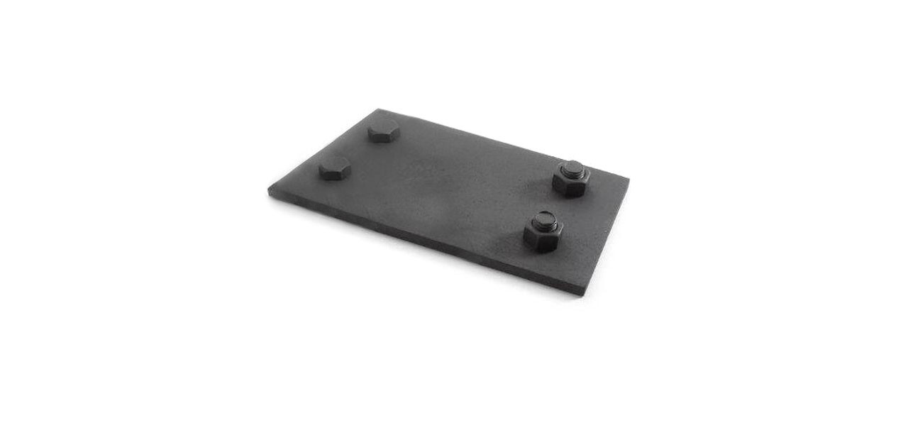Faux Iron Double Bolt Beam Straps