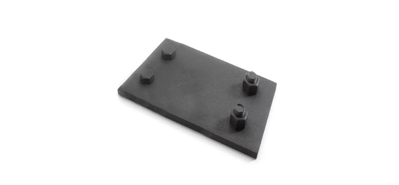 Faux Iron Double Bolt Beam Straps