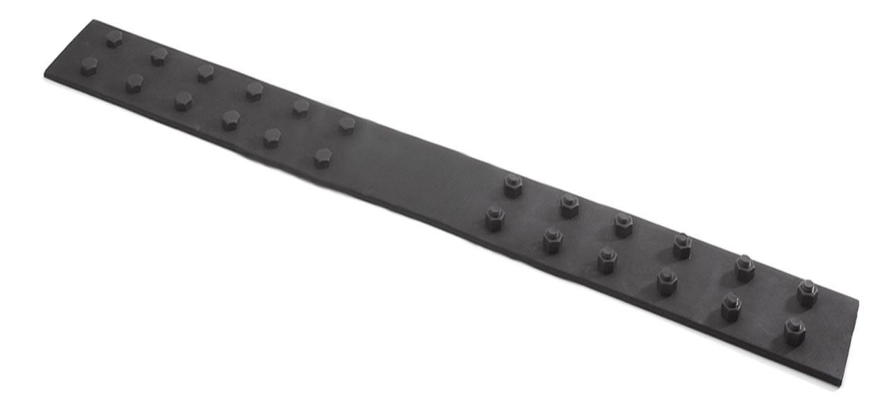 Faux Iron Double Bolt Beam Straps