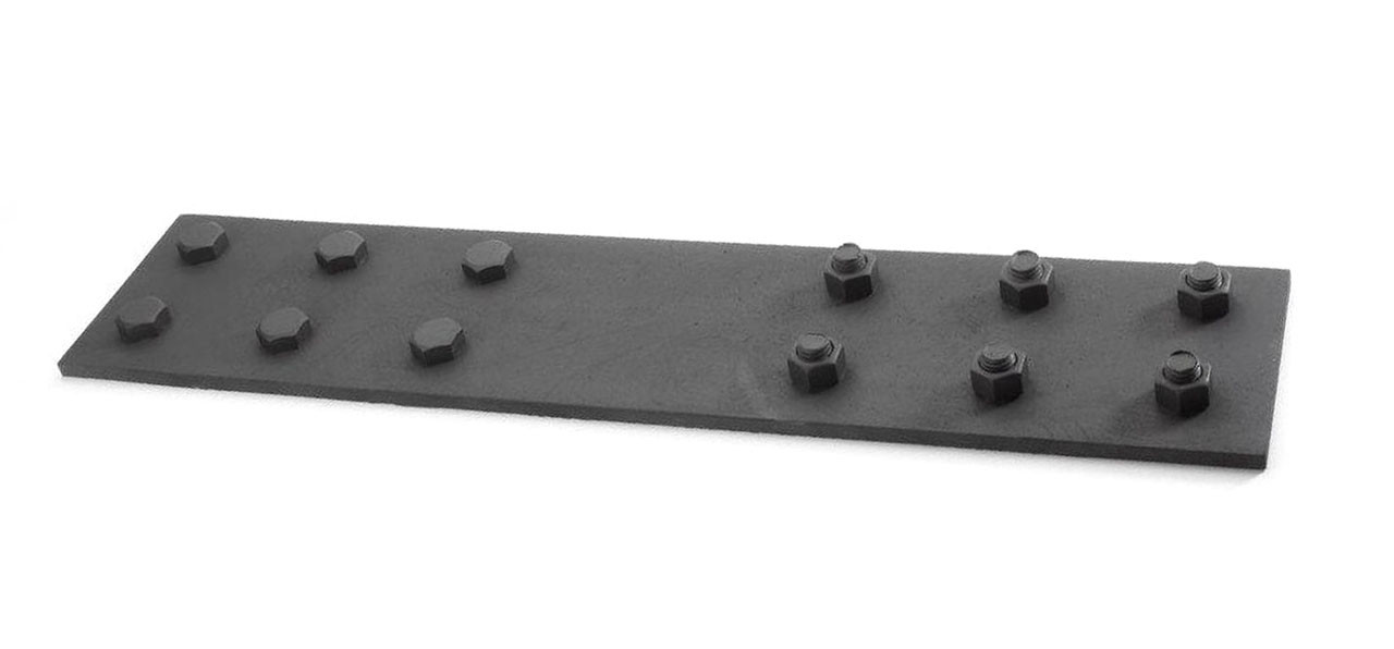 Faux Iron Double Bolt Beam Straps
