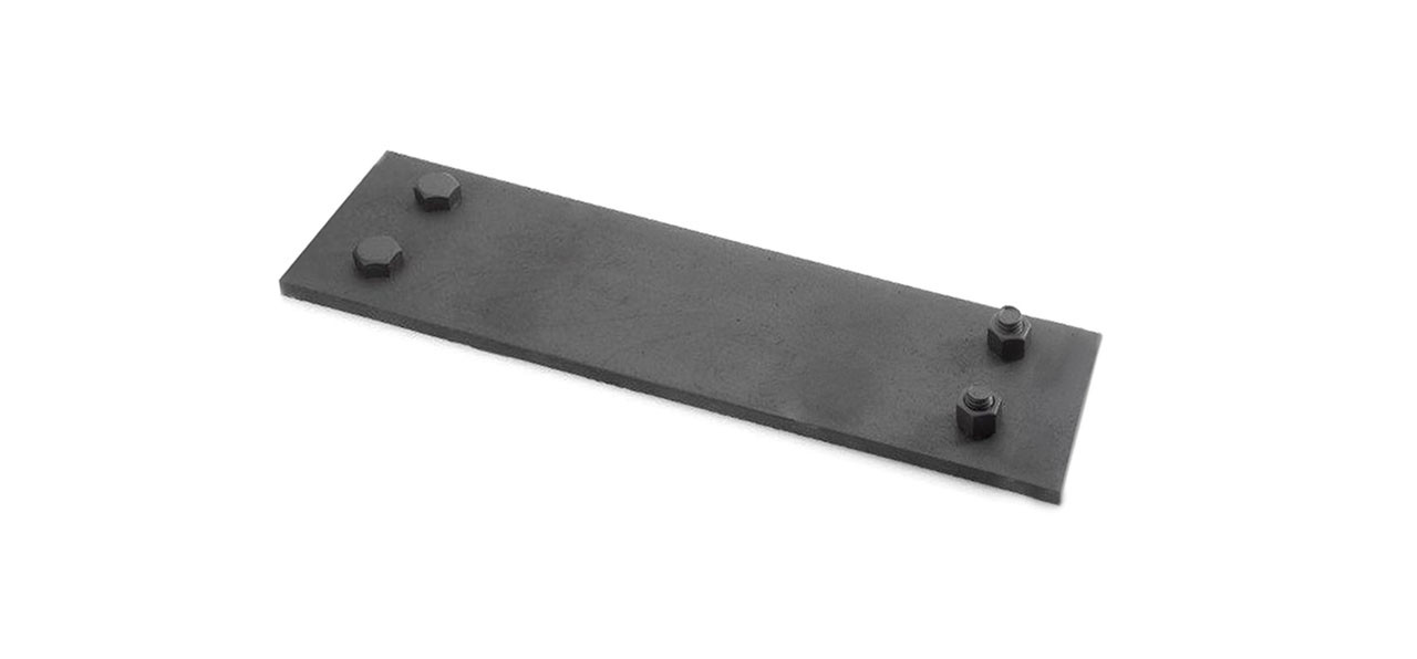 Faux Iron Double Bolt Beam Straps