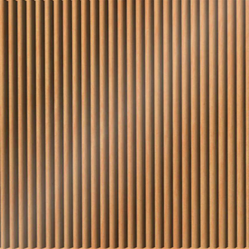 Rib 2 MirroFlex 4x8 / 4x10 Glue Up PVC 3D Wall Panels
