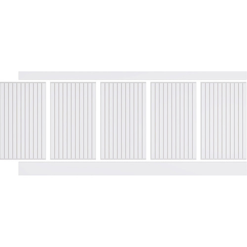Beadboard PVC Wainscot Paneling Kit