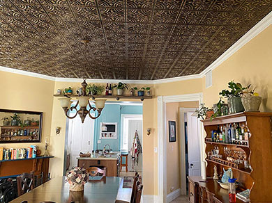 Ericka Glue-up Styrofoam Crown Molding 6 in. Wide 6.5 ft. Long (Pack of ...