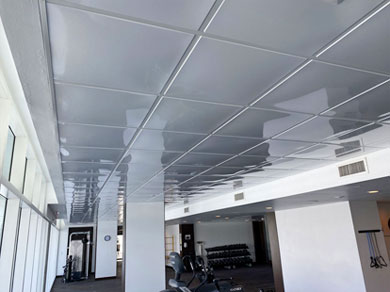 Smooth - 24 in. x 24 in. - Revealed Edge Lay-in Tegular Ceiling Tile