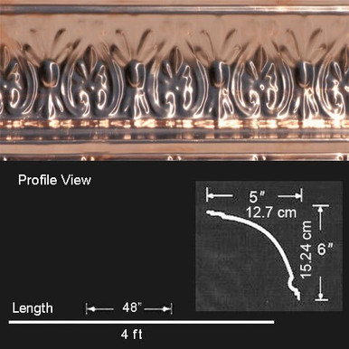 Quality 3D Stamped Real Copper Cornices Made in USA