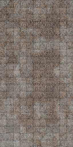 Roman Ruins Tile Fusion 4 ft. x 8 ft. Glue-Up FRP Wall Panel