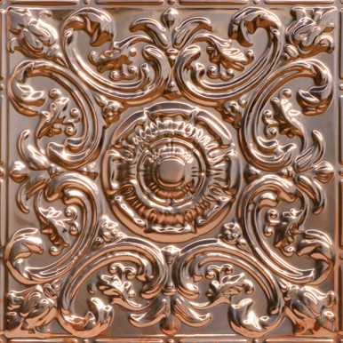 Real Copper Tiles For Walls and Ceilings In Aged or Polished Finish