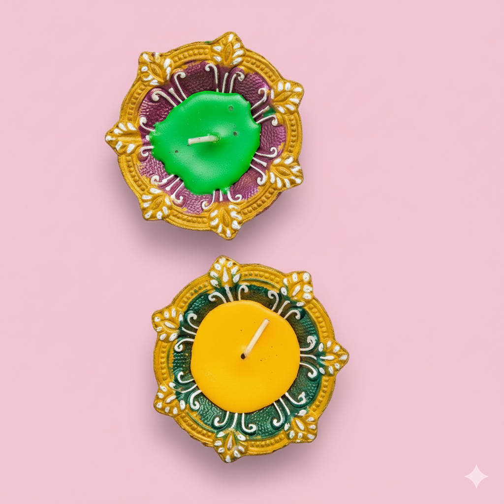 Diwali Delight Sweets and Diyas Set - Rakhi.com