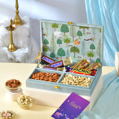 Deluxe Choco-Nut Indulgence | Rakhi To Australia