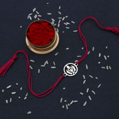Buy ਖੰਡਾ ਰਾਖੀ (Khanda Rakhi) 925 Silver Rakhi Online To New Zealand ...