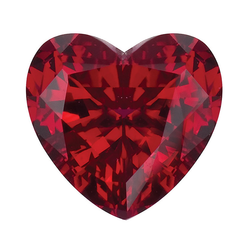 Emerald Cut Ruby Lab Created Synthetic Loose Stone