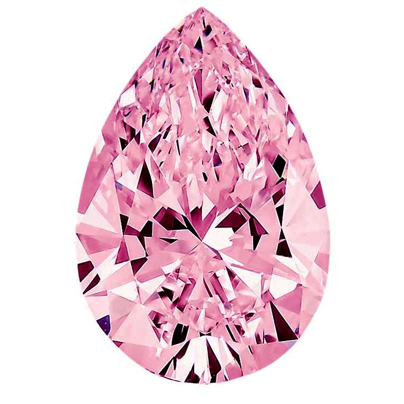 Fancy Pink Lab-Grown Diamond Look Cubic Zirconia Loose Stones