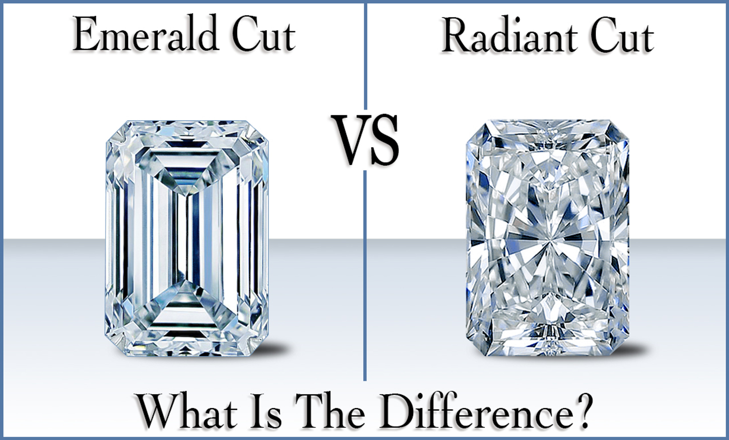 Emerald Cut vs Radiant Cut Diamond - What is the difference? - Ziamond