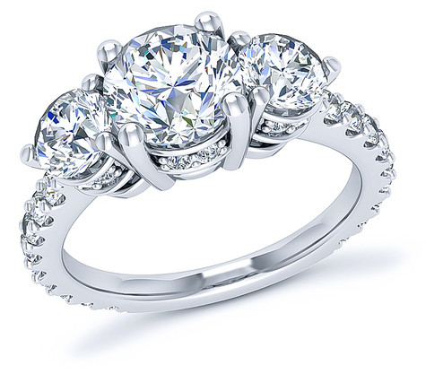 High end cubic zirconia wedding sets store