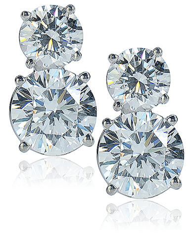 Small cubic zirconia earrings store