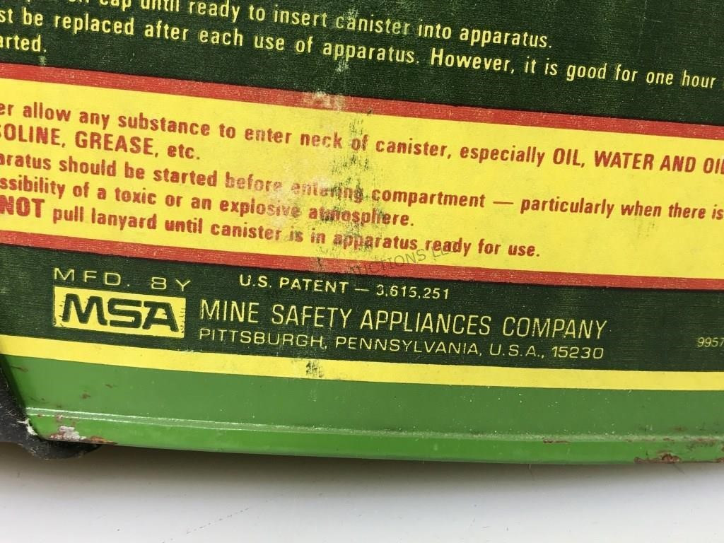 Unissued/NOS USGI/ Navy OBA Oxygen Rebreather Canister