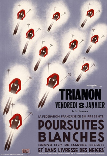 Trianon Vintage Poster by G. Gorde 1936 French Fine Art Print.